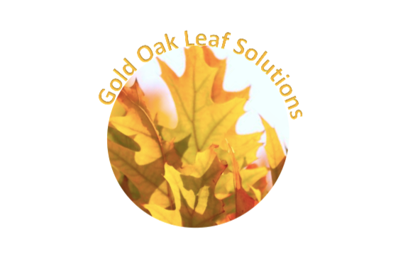 Gold Oak Leaf Logo